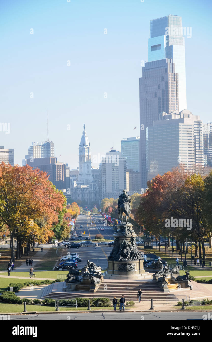 Philadelphia washington monument hi-res stock photography and images ...