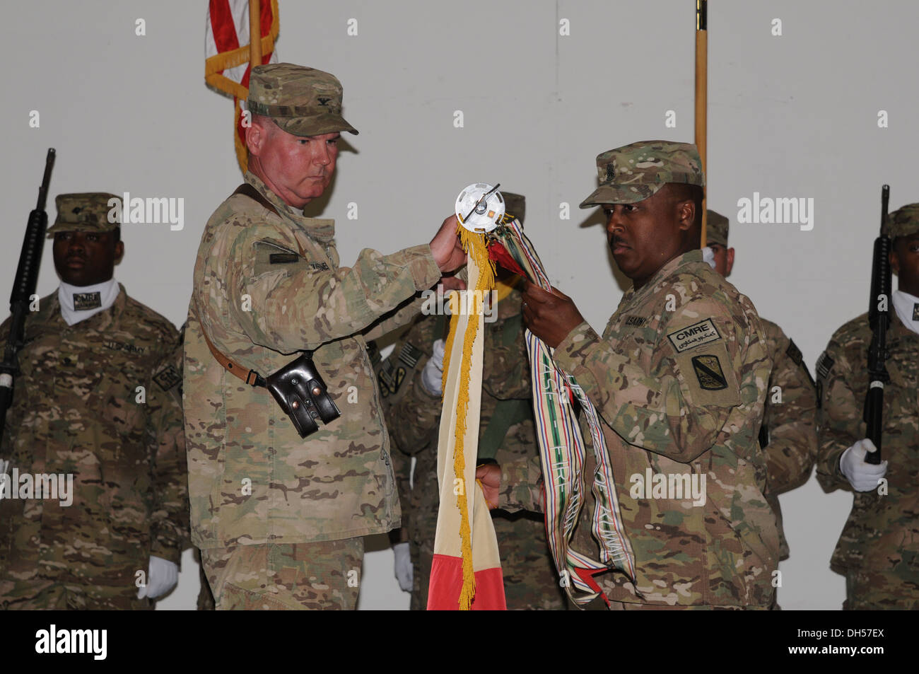 Fort Myers, Fla. native, Col. Todd A. Heussner (left), commander 43rd ...