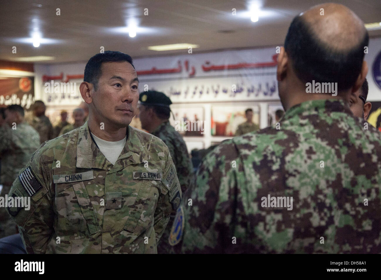 U.S. Army Brig. Gen. Clarence K.K. Chinn with 101st Airborne Division ...