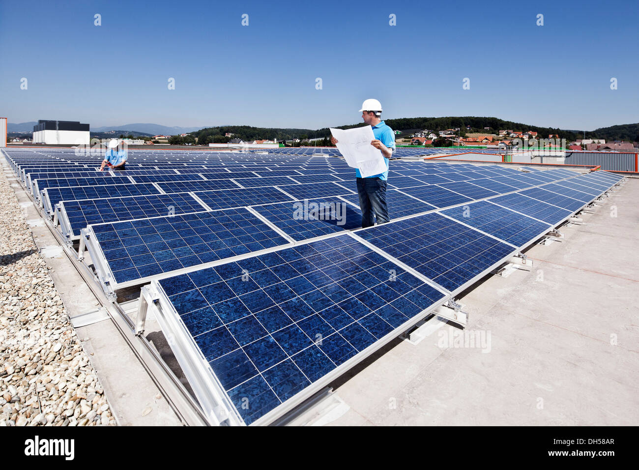 Solar energy inspections hi-res stock photography and images - Alamy