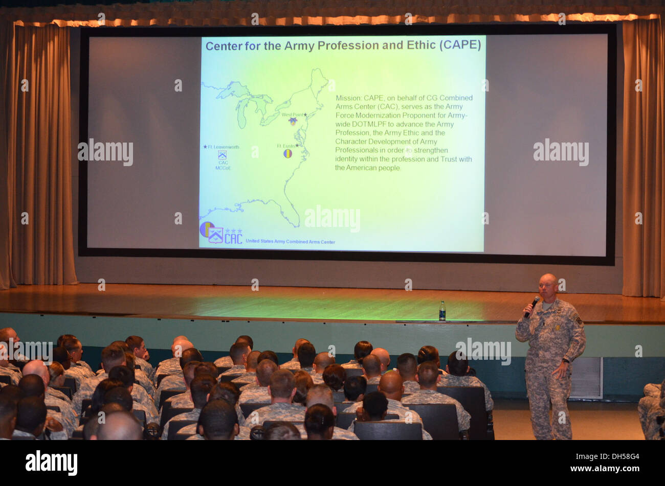Command Sgt. Major David L. Stewart, command sergeant major of the ...