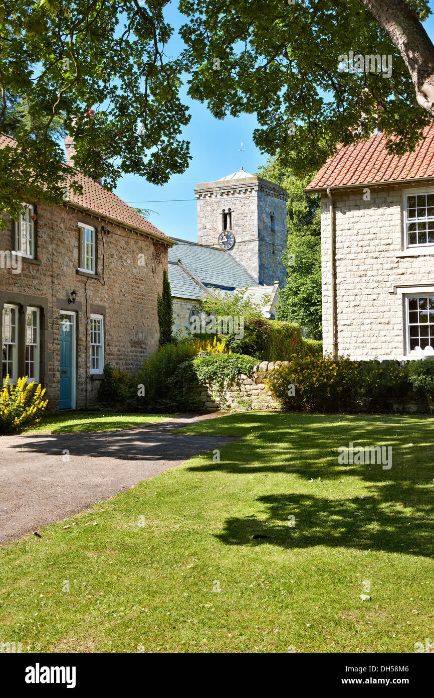Hovingham village in North Yorkshire Stock Photo - Alamy