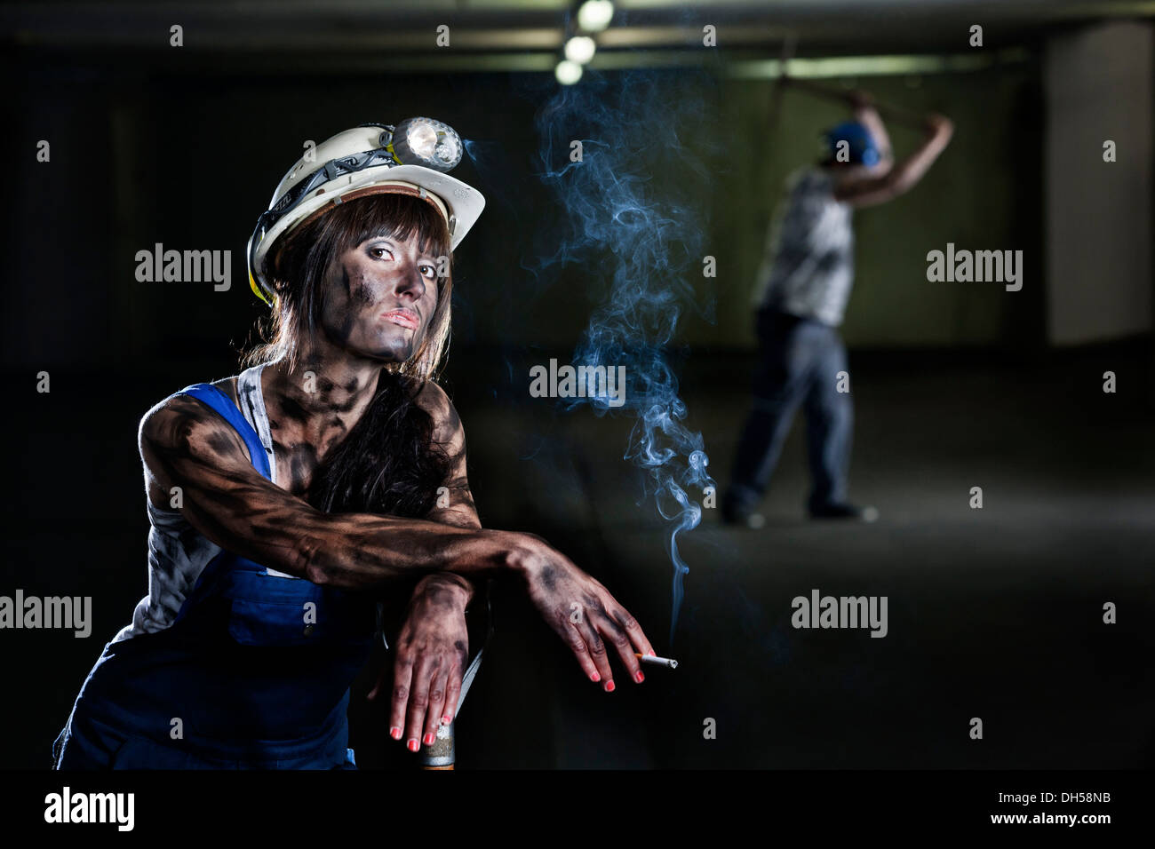 Black female mine worker hi-res stock photography and images - Alamy