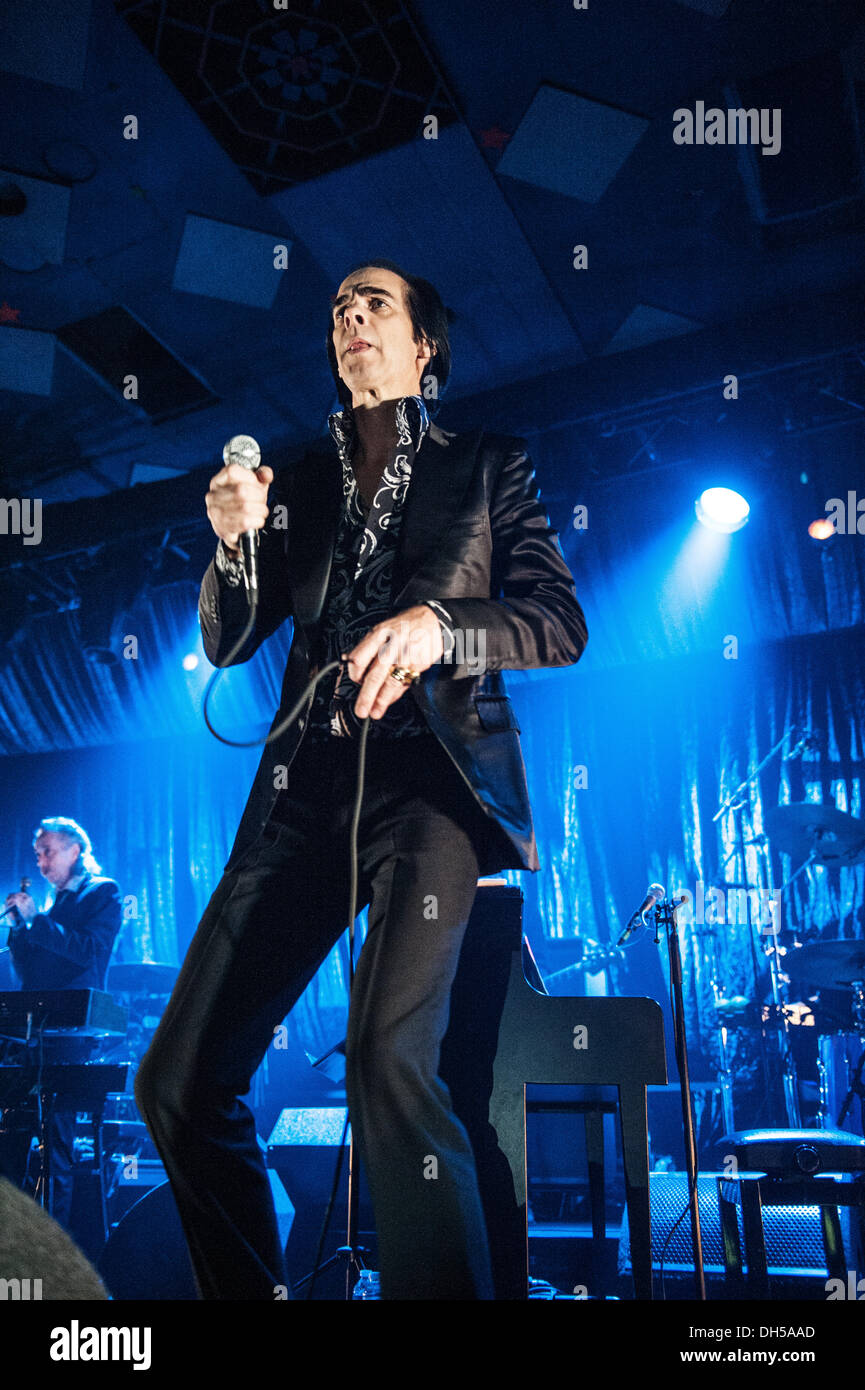 Glasgow, Scotland, UK . 31st Oct, 2013. Australian singer Nick Cave of ...