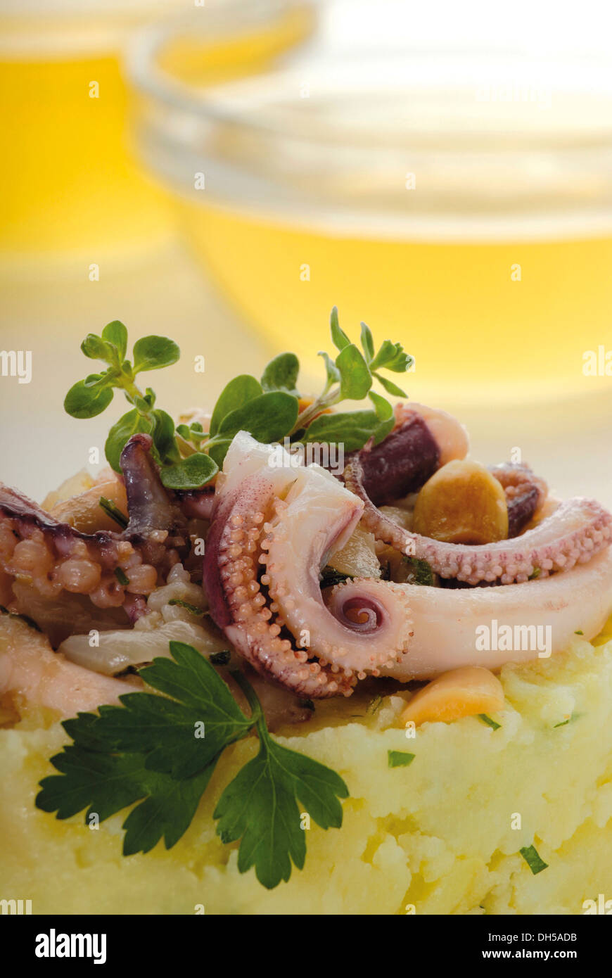 Calamari in beer Stock Photo - Alamy