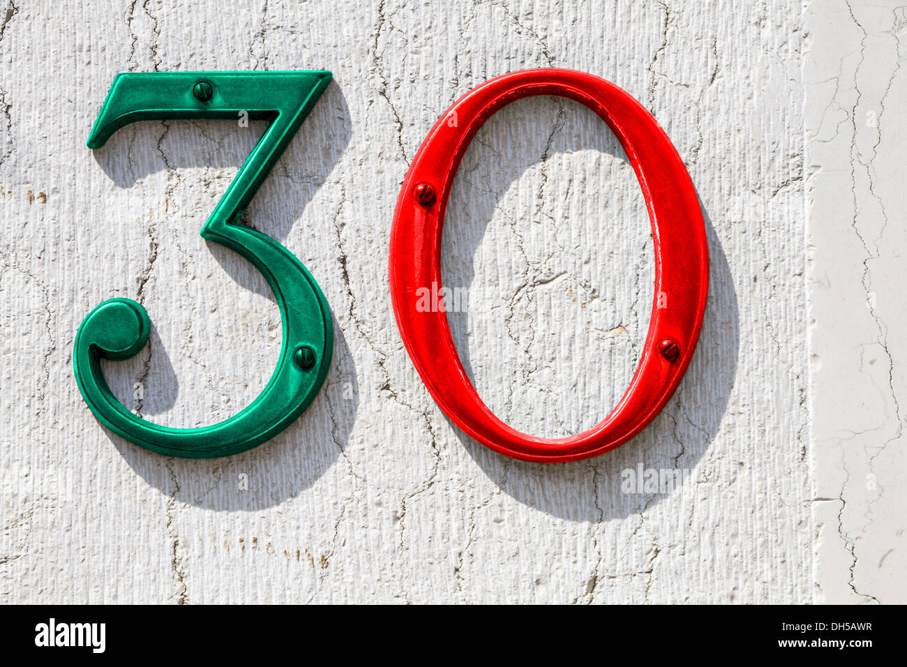 30 number thirty house hi-res stock photography and images - Alamy