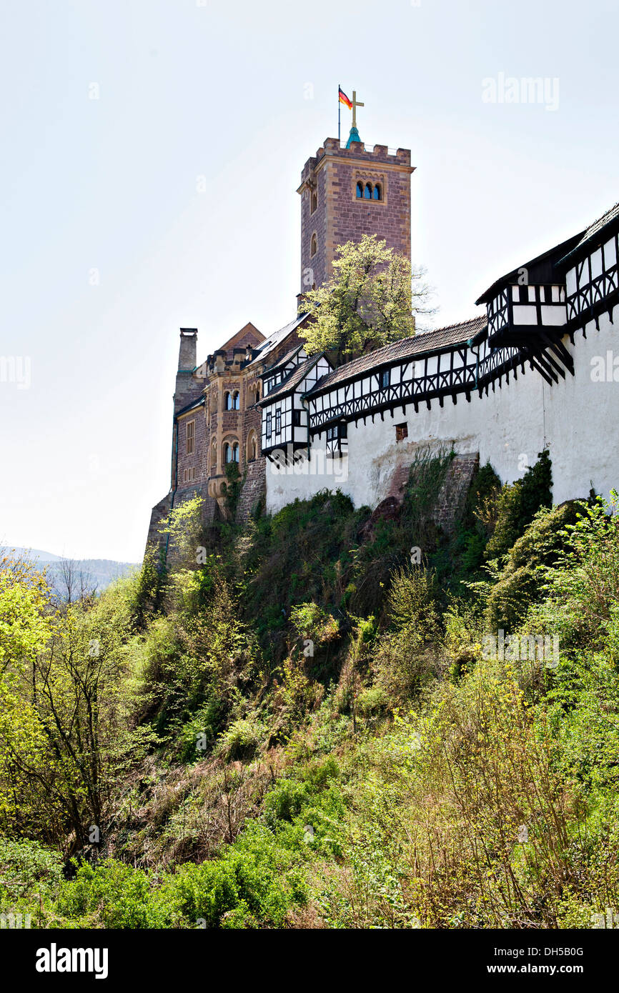 Wartburg castle, UNESCO World Heritage Site, Thuringia Stock Photo - Alamy