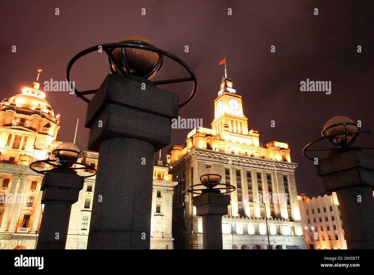 Customs House, Zhongshan Road, the Bund, Shanghai, China, Asia Stock ...