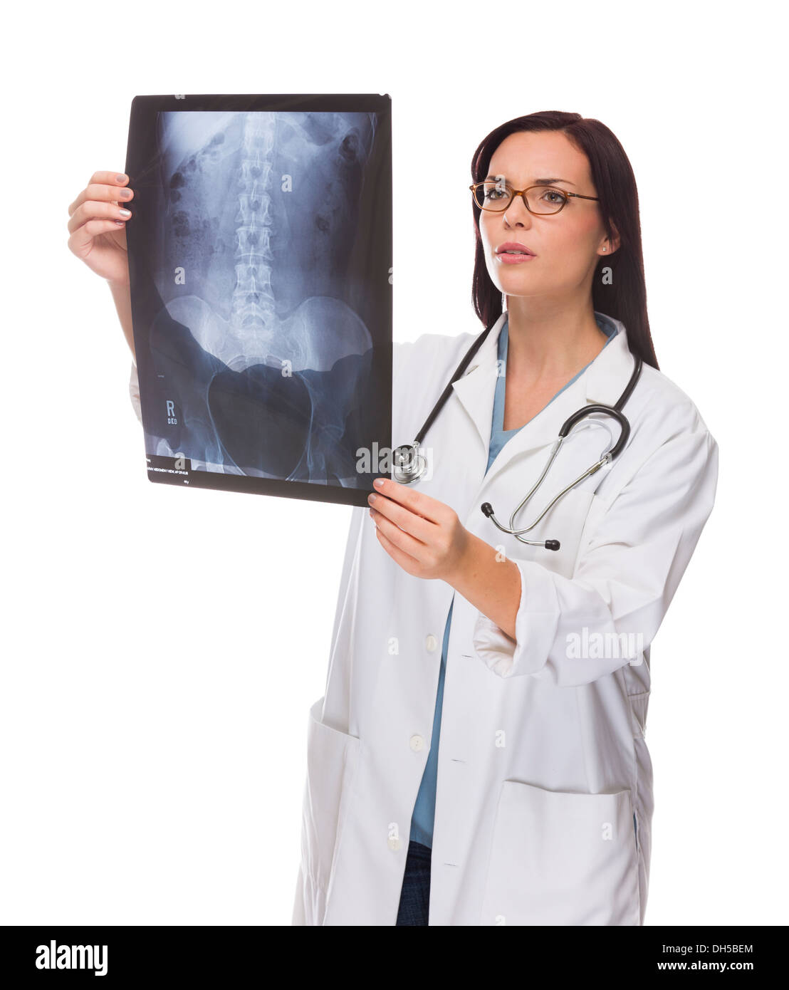 Doctor wearing lab coat hi-res stock photography and images - Alamy