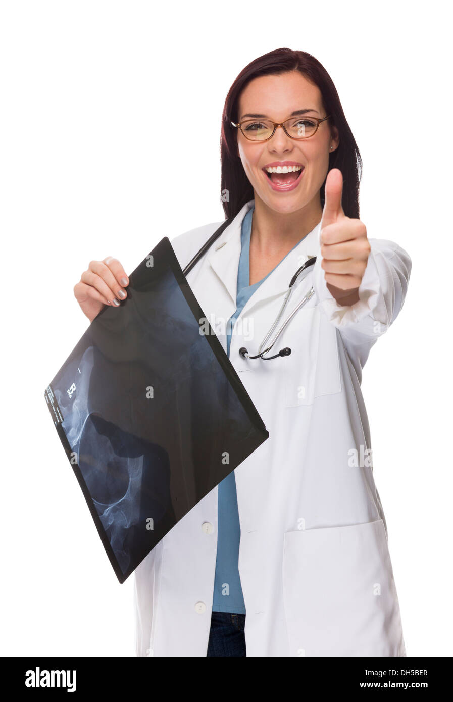 Doctor wearing lab coat hi-res stock photography and images - Alamy
