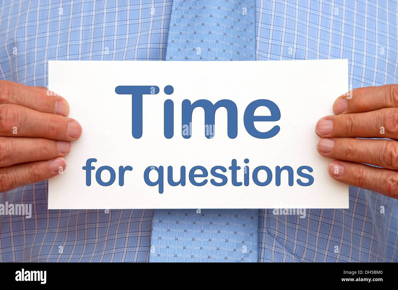 Time for questions Stock Photo - Alamy