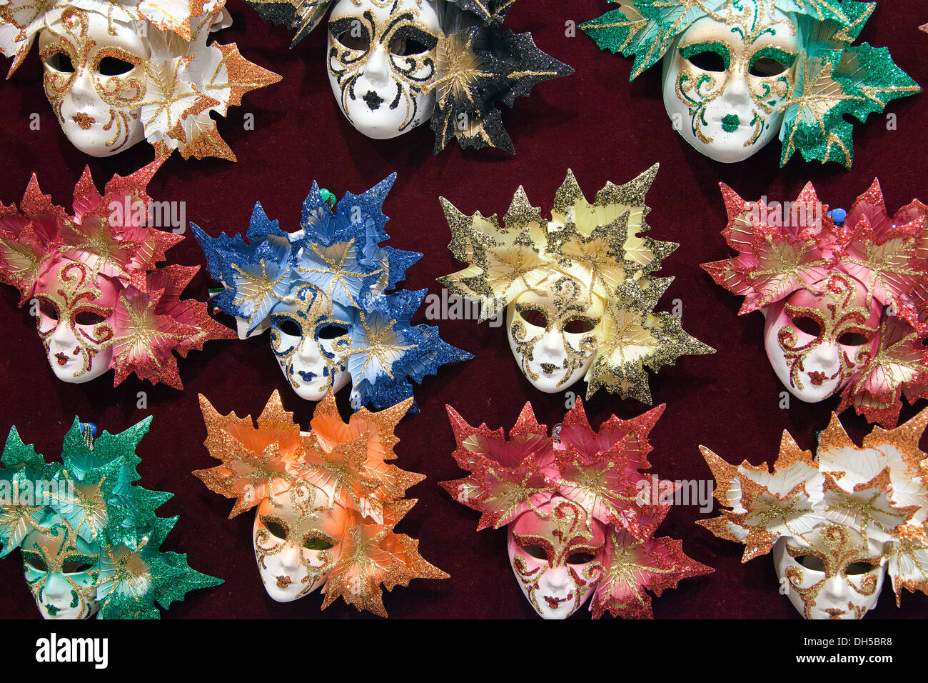 Venice Carnival Masks, Italy Stock Photo - Alamy