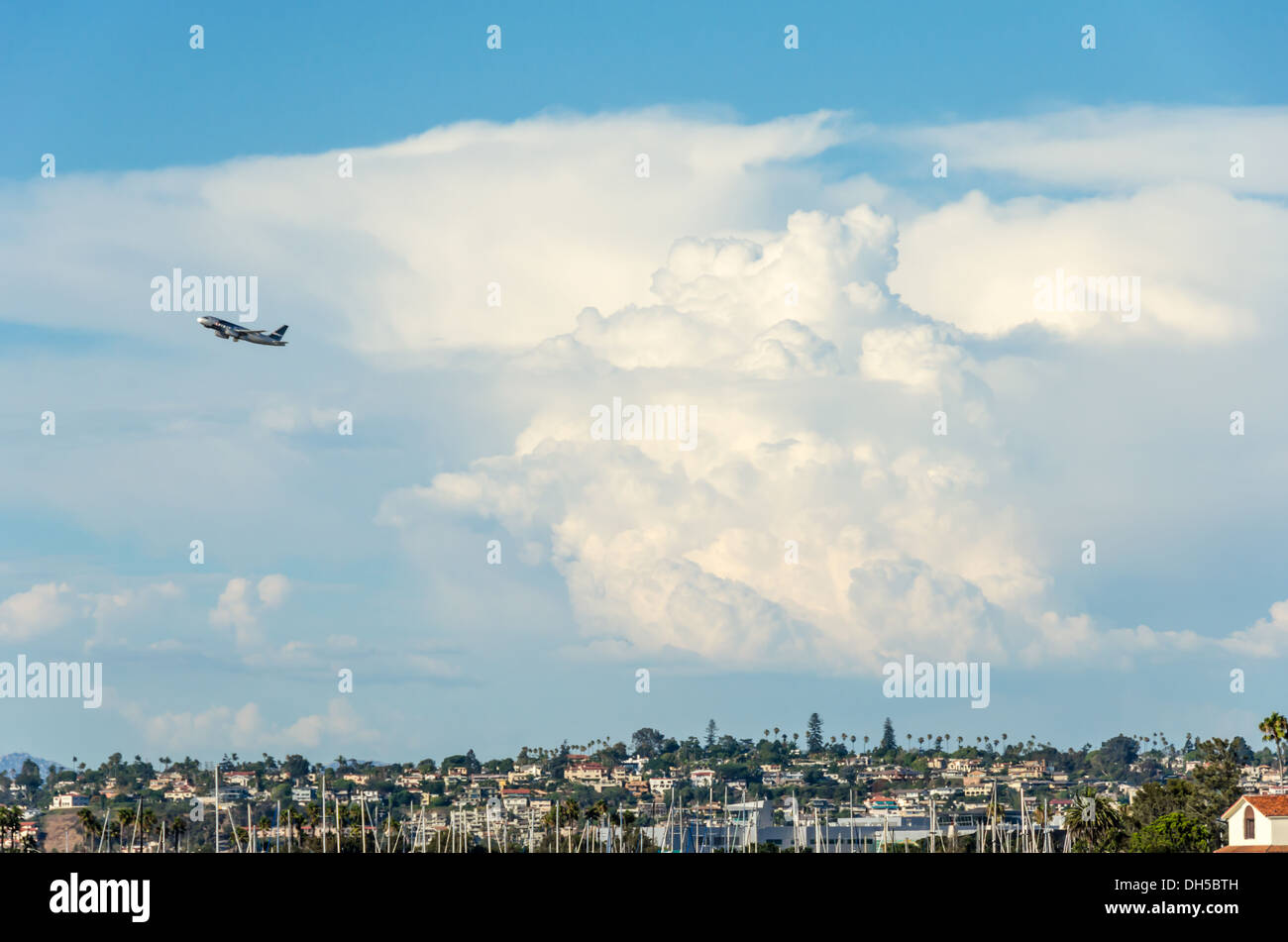 Airplane passing time hi-res stock photography and images - Alamy