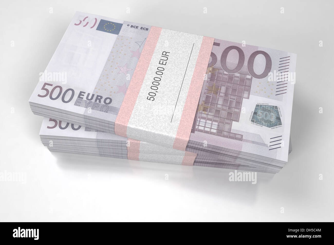 Packets of 500 Euro bills Stock Photo - Alamy