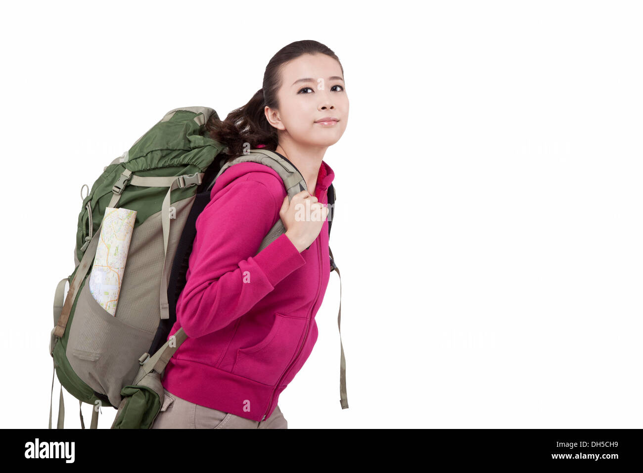 Young female backpackers happy asia hi-res stock photography and images ...