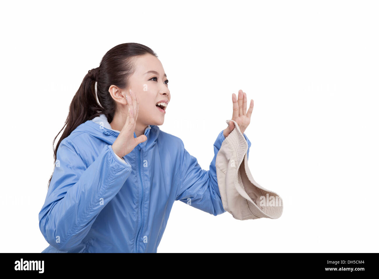 Asian woman wearing stylish Cut Out Stock Images & Pictures - Alamy