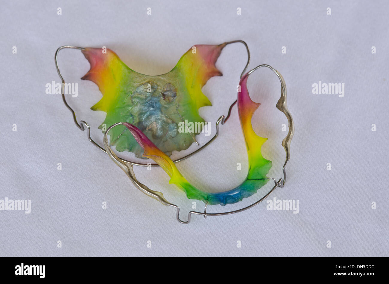 colorful dental braces Stock Photo - Alamy