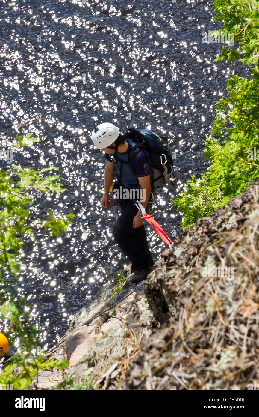 Via ferrata wall climb rock sports outdoor activity extreme fun hi-res ...