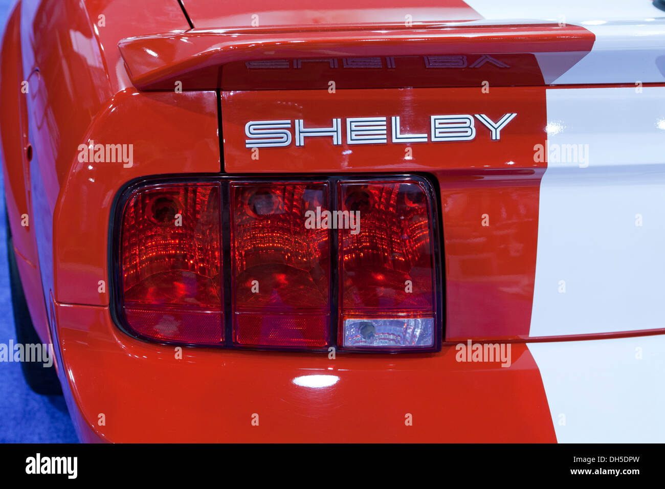 Shelby badging on Ford Mustang Stock Photo - Alamy