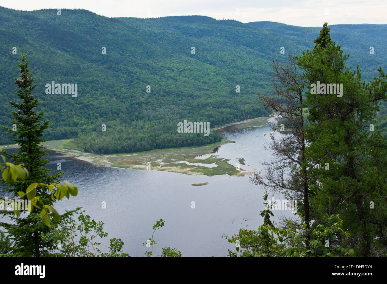 scenic Saguenay Fjord National Park Saguenay Quebec Canada Stock Photo ...