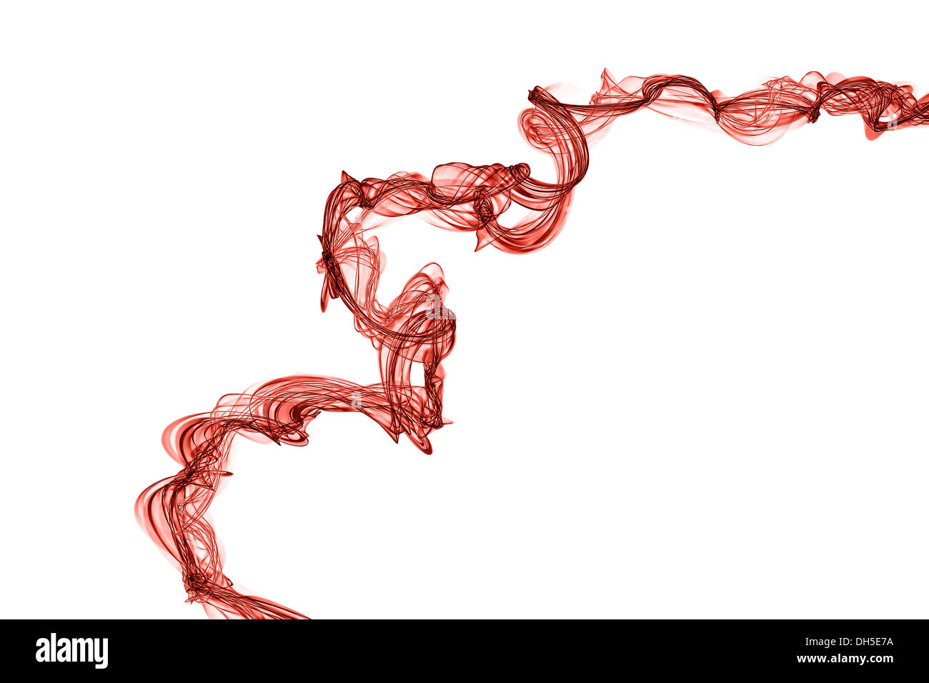 abstract red twisted net wave Stock Photo - Alamy