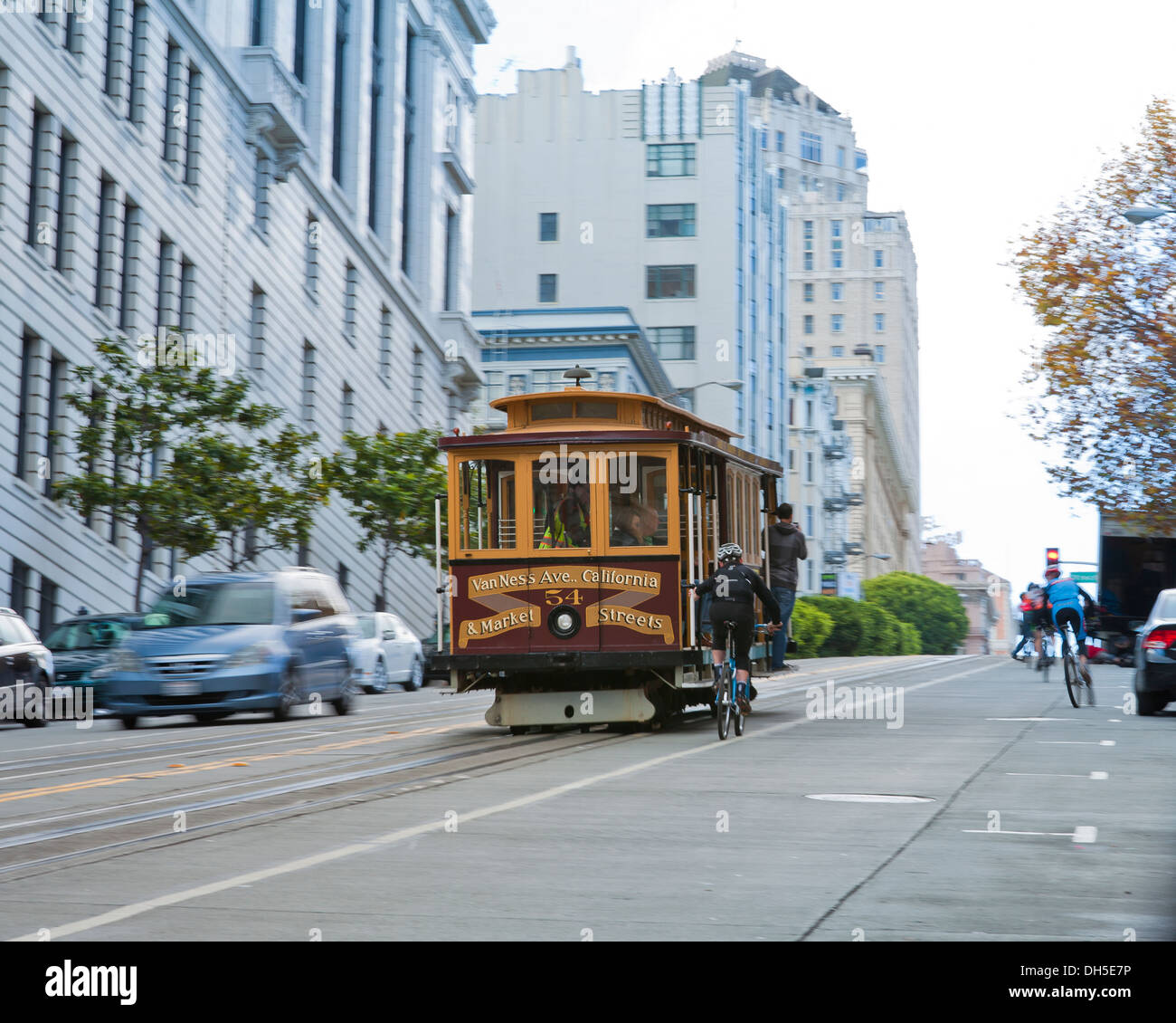 San Francisco cable car Stock Photo - Alamy