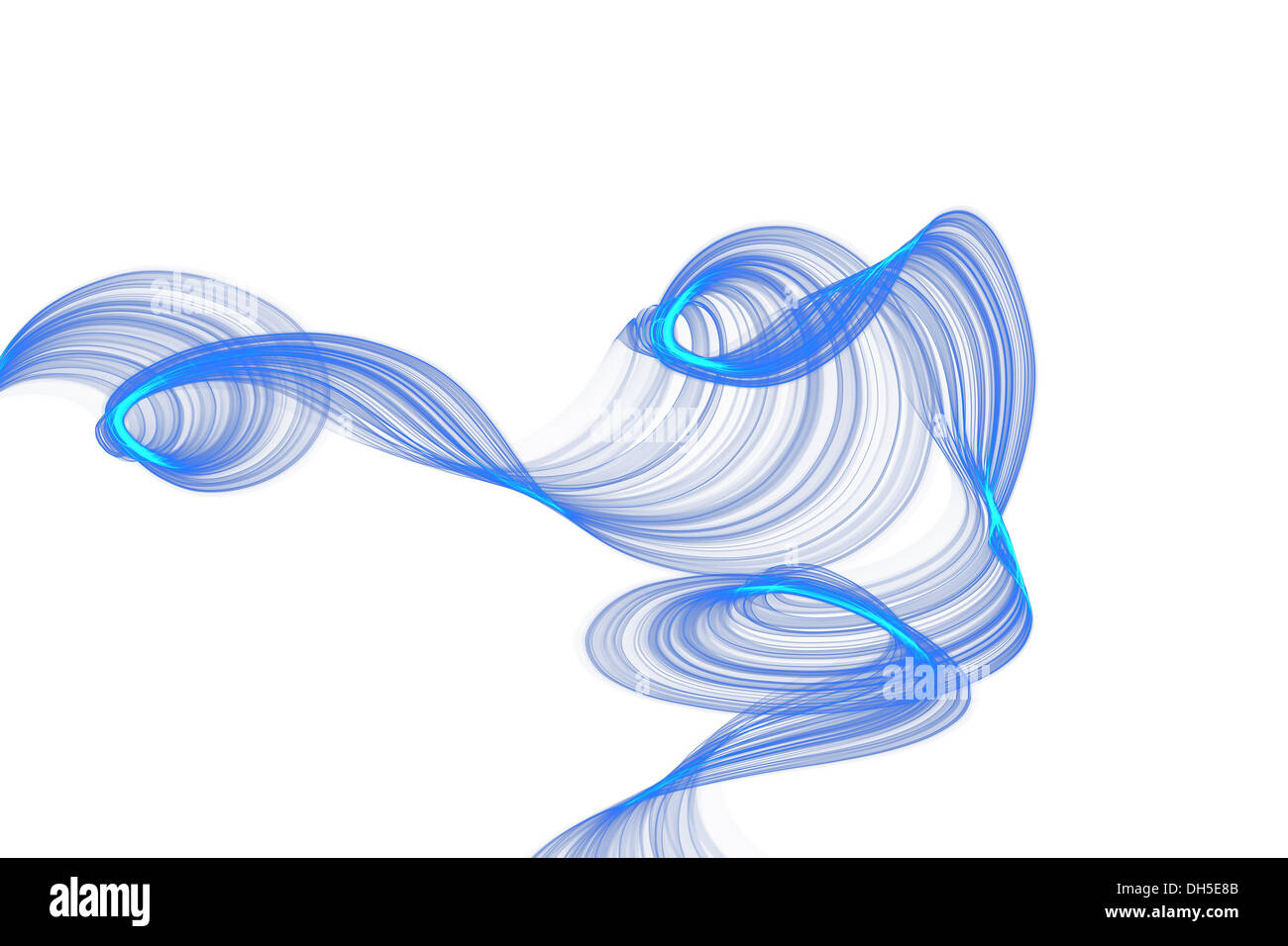 abstract blue twisted net wave Stock Photo - Alamy