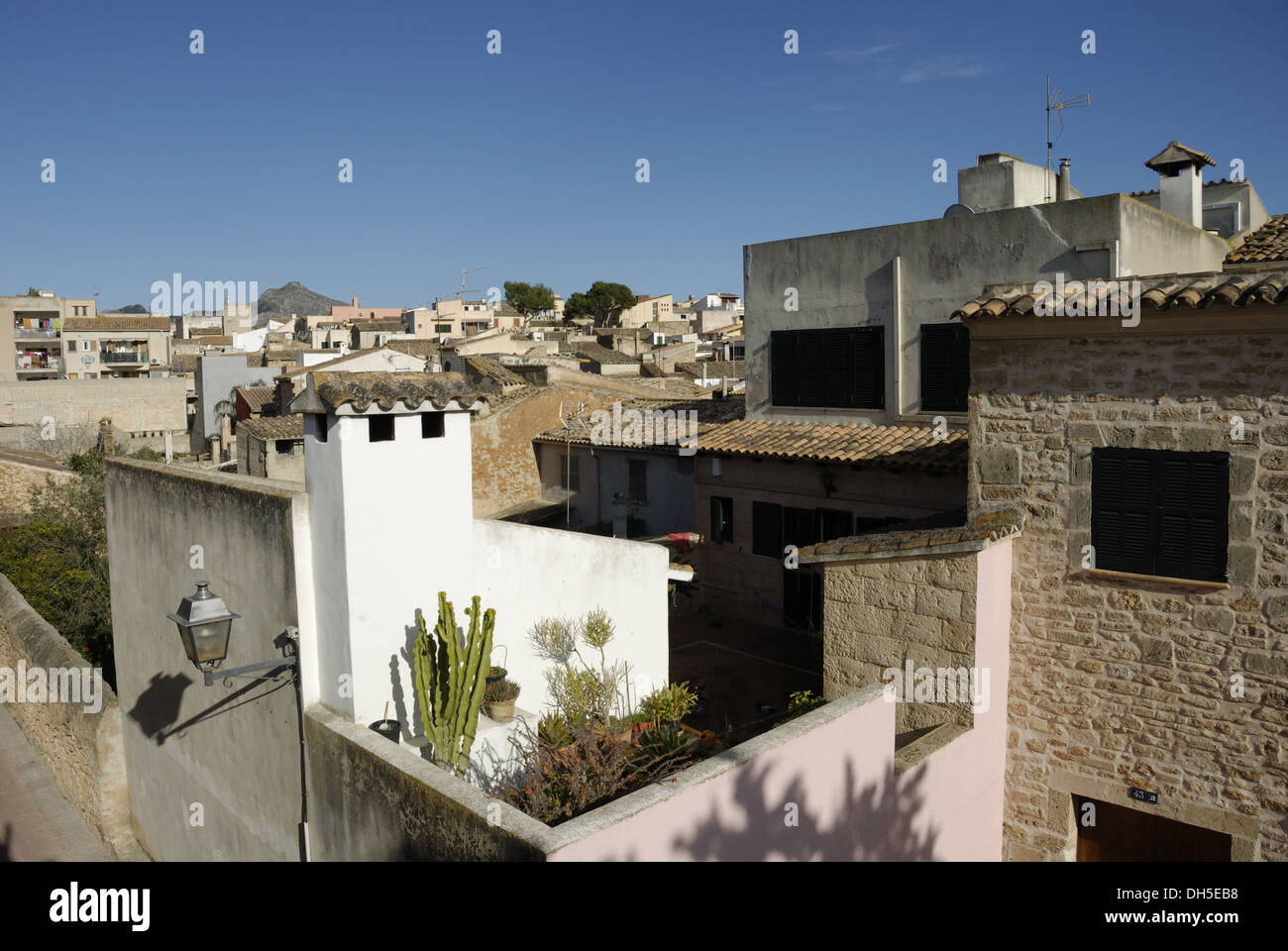 Old Town Alcudia Stock Photo - Alamy