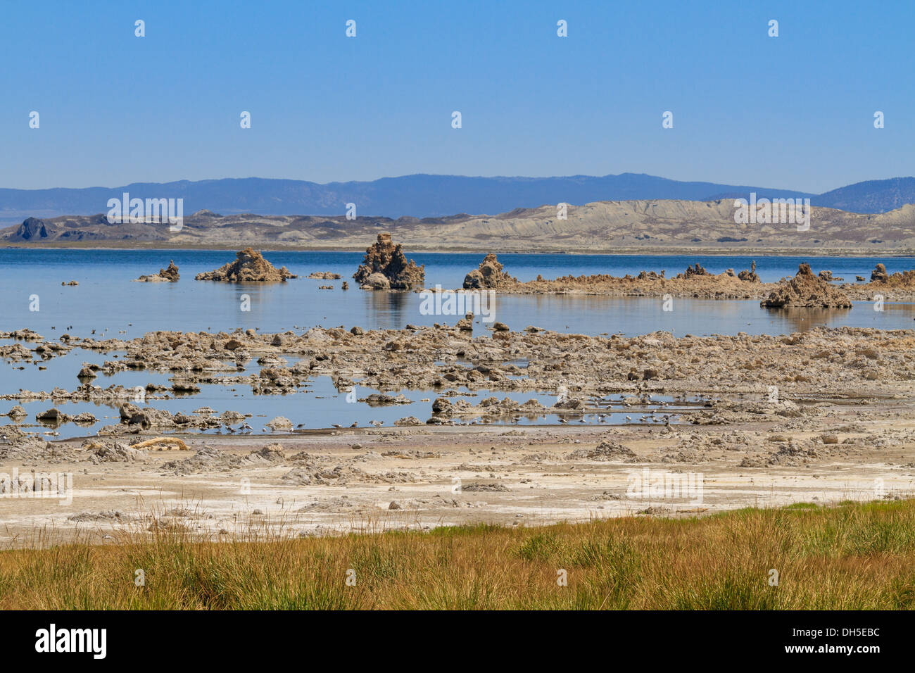 Mono Lake Shore and Tufa Formations, California Stock Photo - Alamy