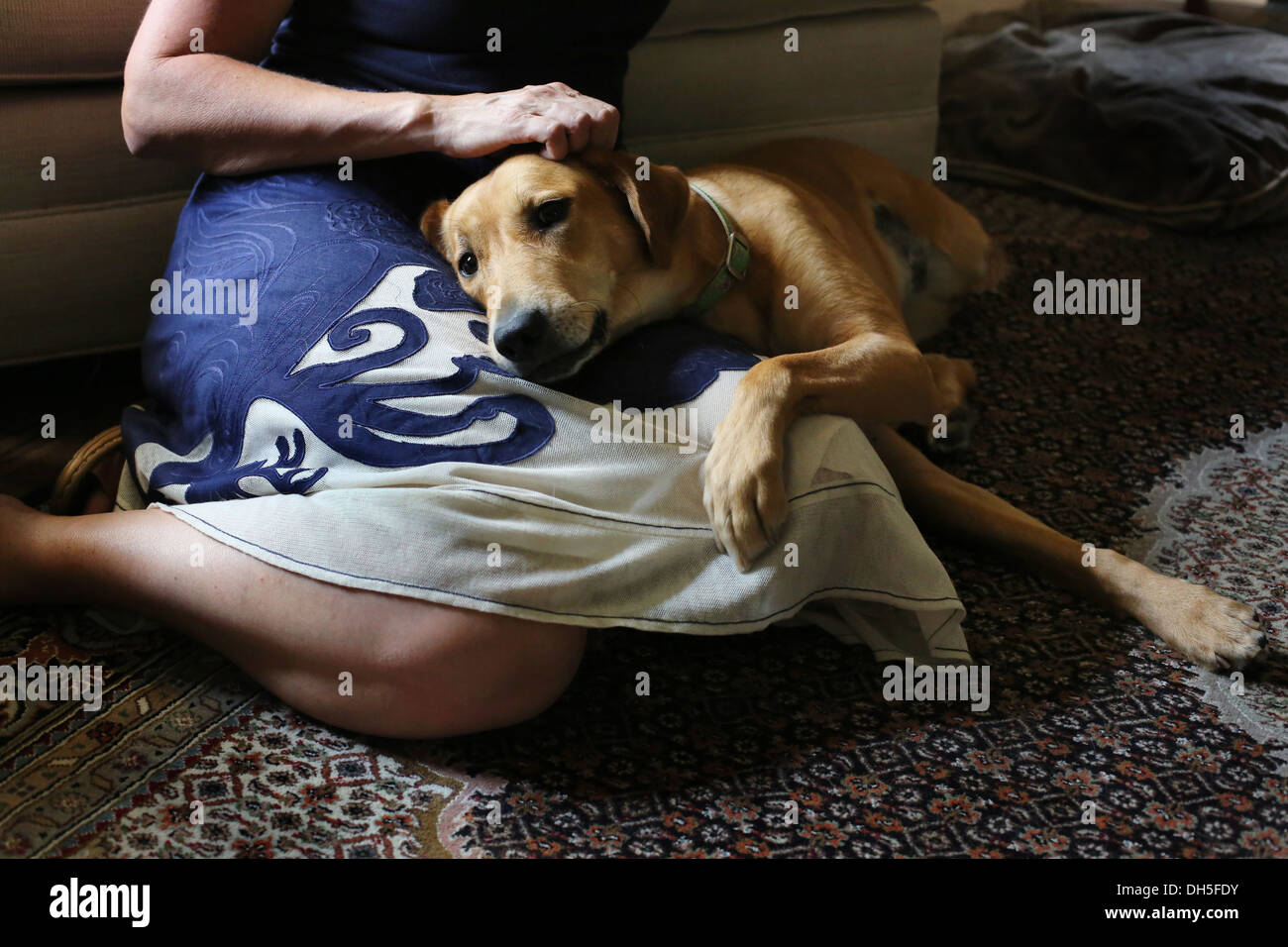 Woman resting on texture hi-res stock photography and images - Alamy