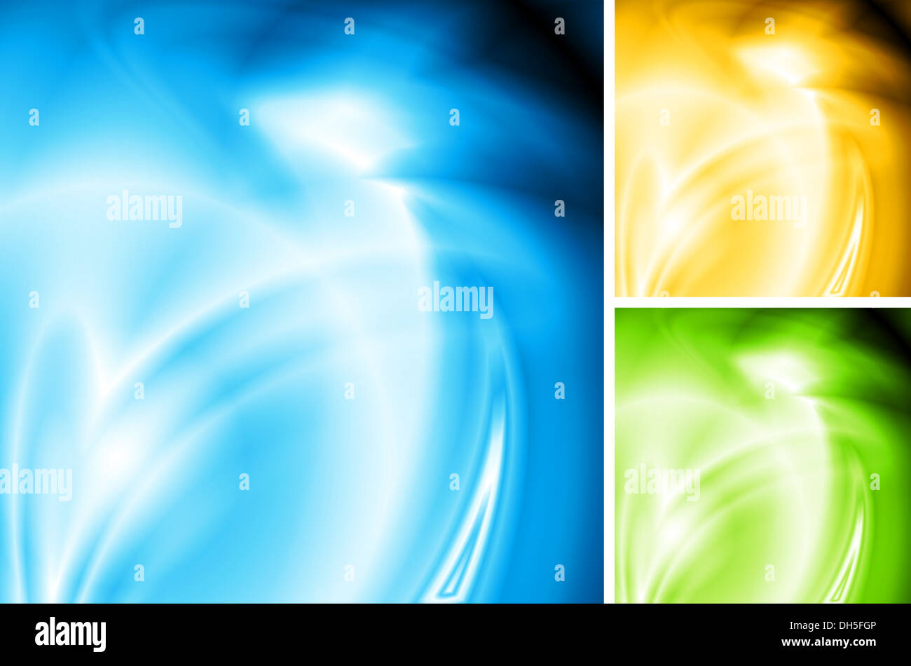 Abstract wave backgrounds. Three colours. Vector illustration eps 10 ...
