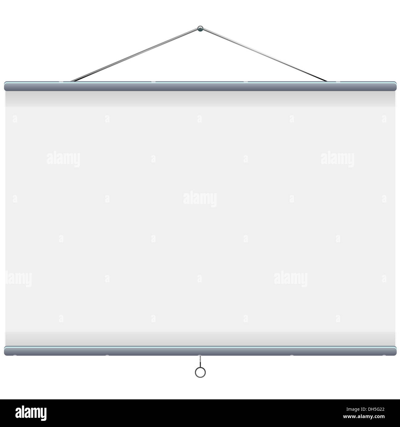 white blank projector screen Stock Photo - Alamy