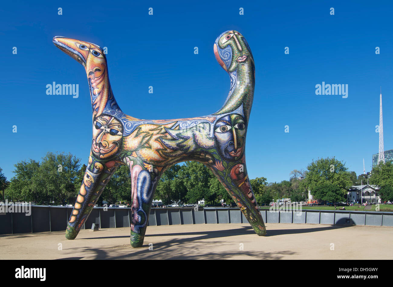 Deborah Halpern's Sculpture "Angel" in Melbourne Stock Photo - Alamy