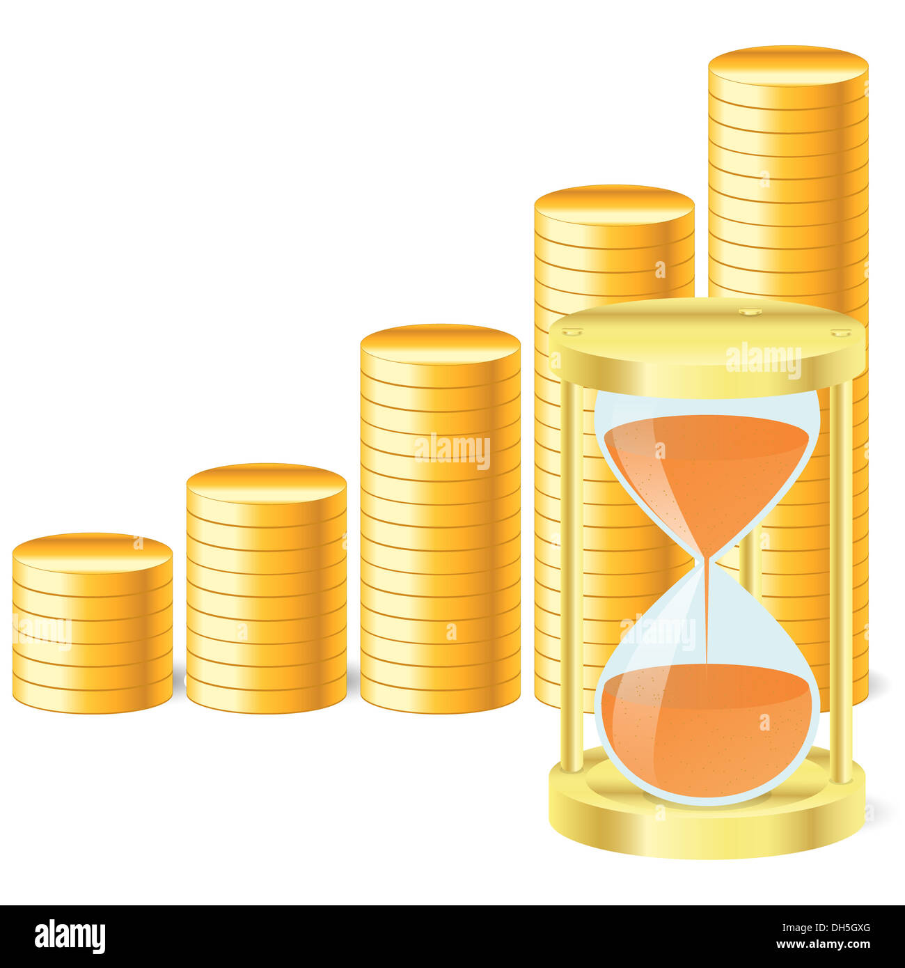 Save time and money Cut Out Stock Images & Pictures - Alamy
