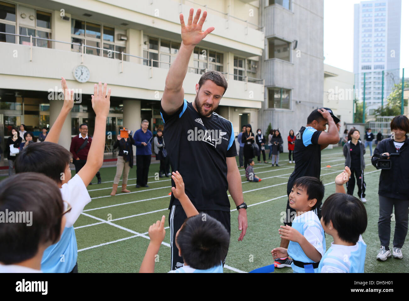 Tokyo, Japan. 1st Nov, 2013. Jeremy Thrush (NZL) Rugby : All Blacks ...