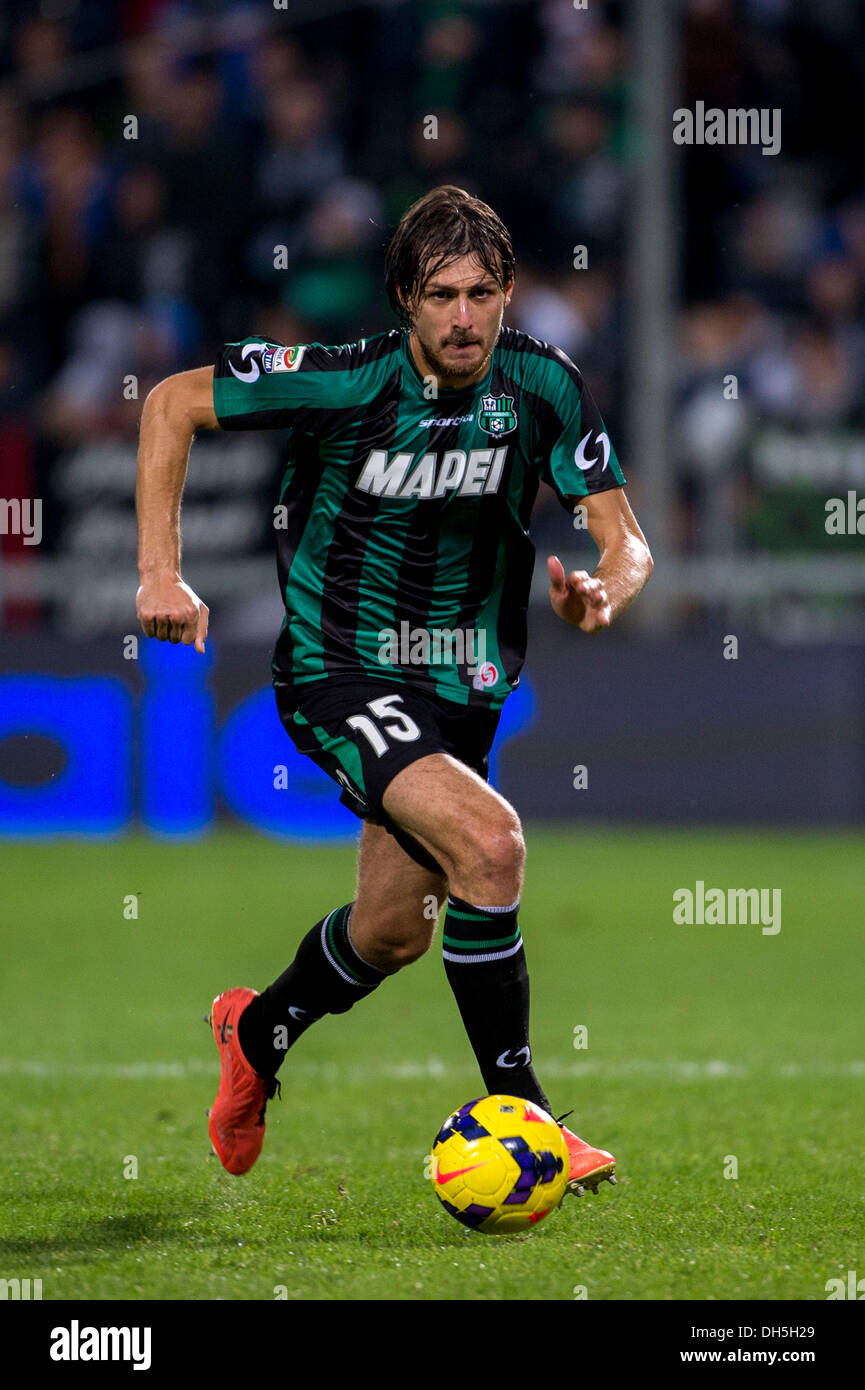 Reggio Emilia, Italy. 30th Oct, 2013. Francesco Acerbi (Sassuolo ...