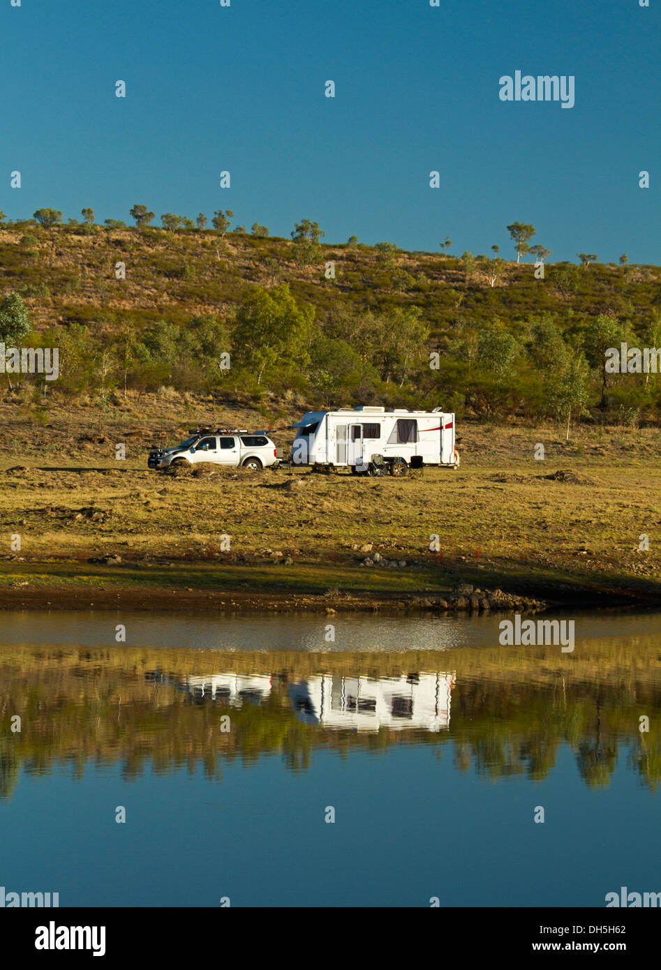 4wd and caravan hi-res stock photography and images - Alamy