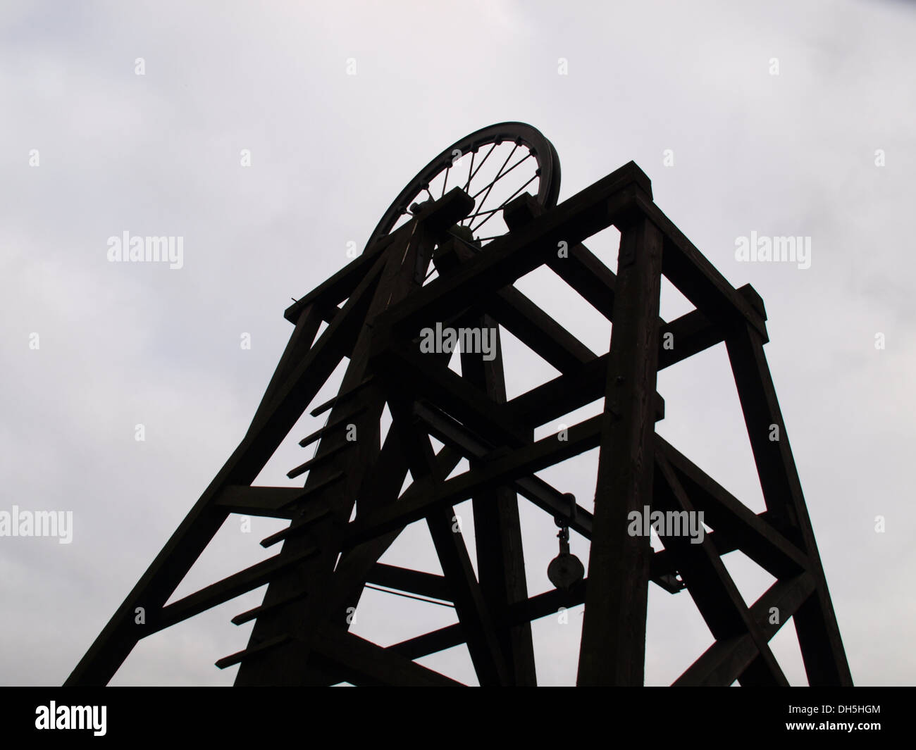 Colliery pit head winding gear hi-res stock photography and images - Alamy