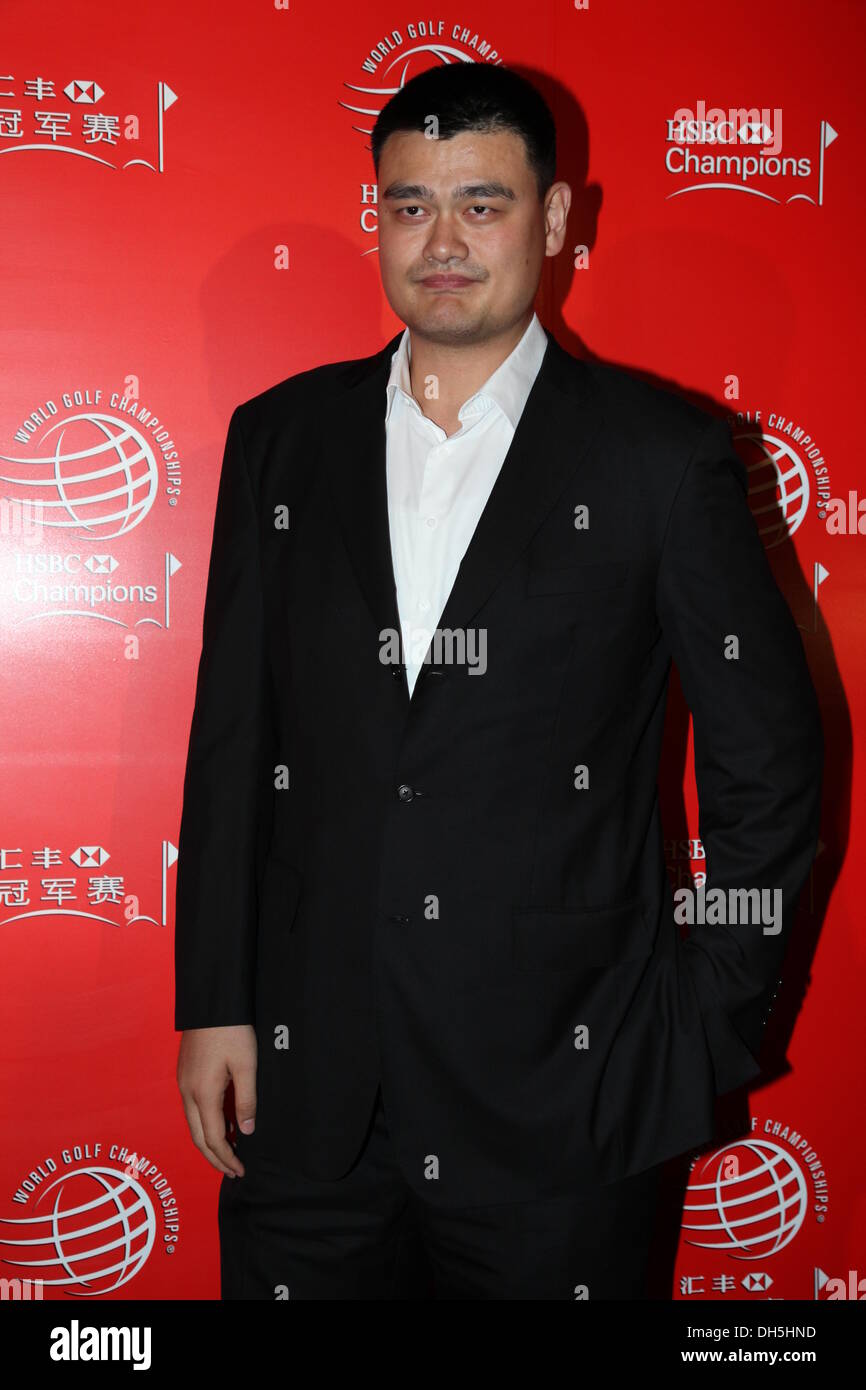 Shanghai, China. 30th Oct, 2013. Yao Ming attends commercial activity ...