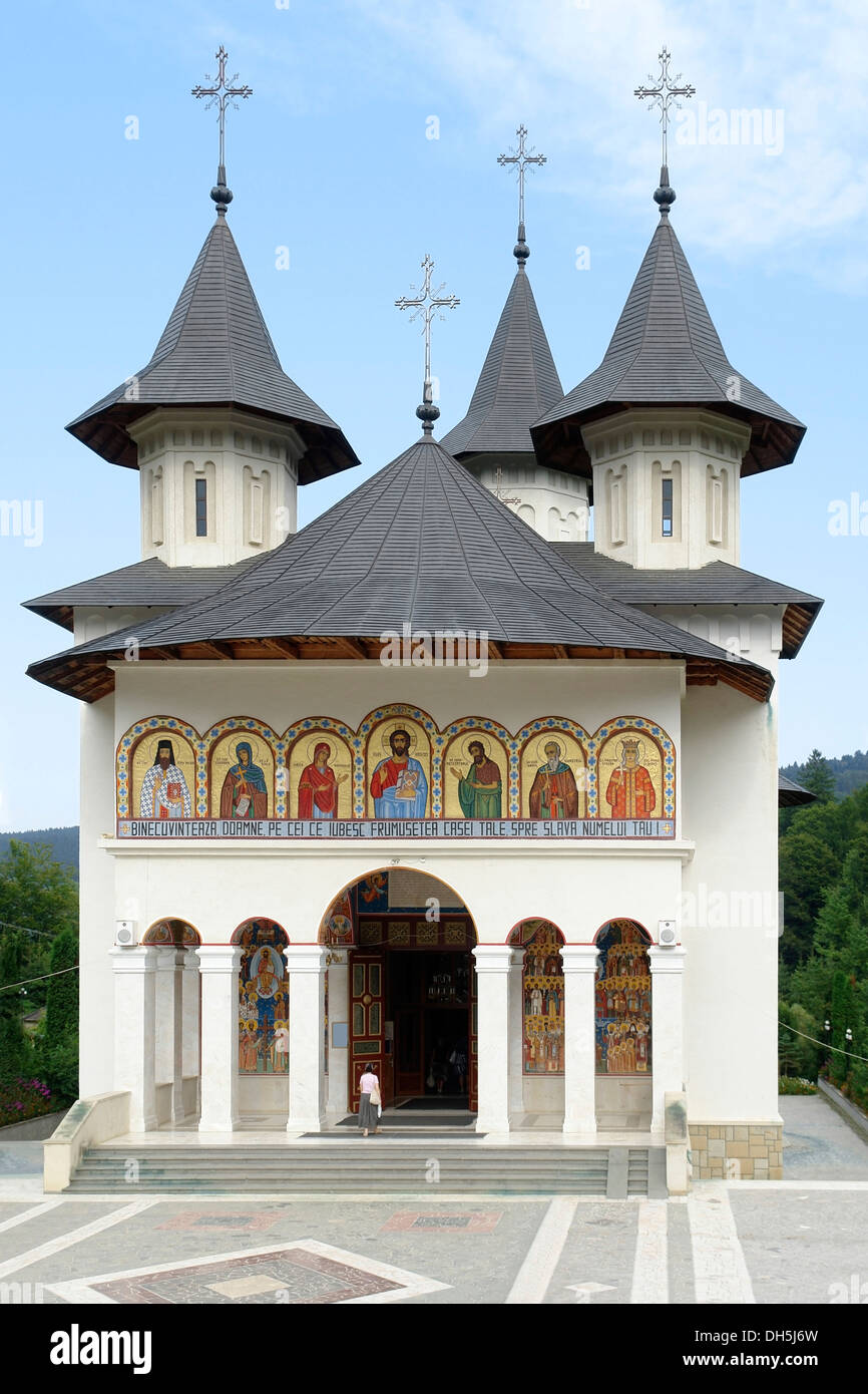the Sihastra Monastery near Targu Neamt in Romania Stock Photo - Alamy