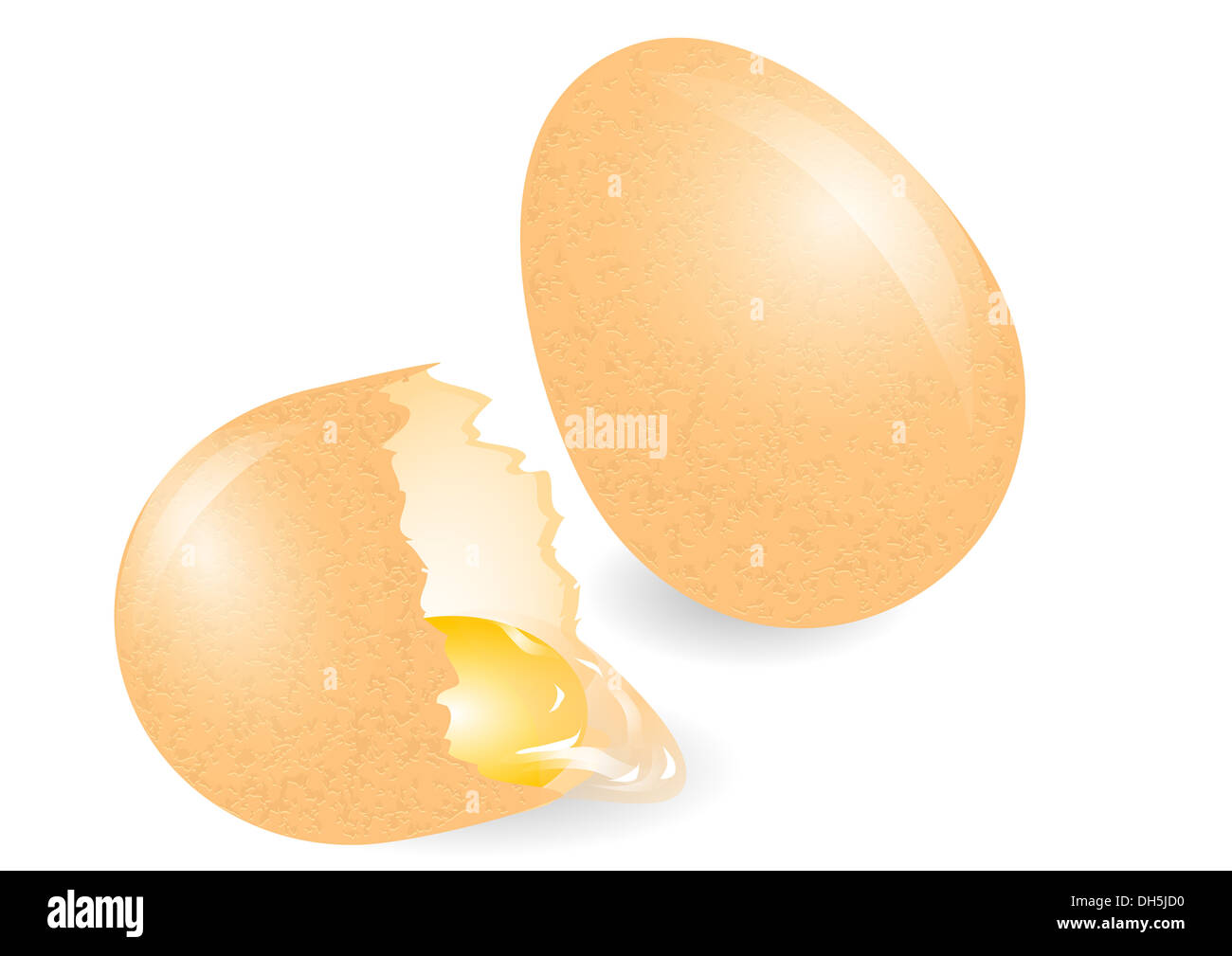 Separation of egg yolk Cut Out Stock Images & Pictures - Alamy