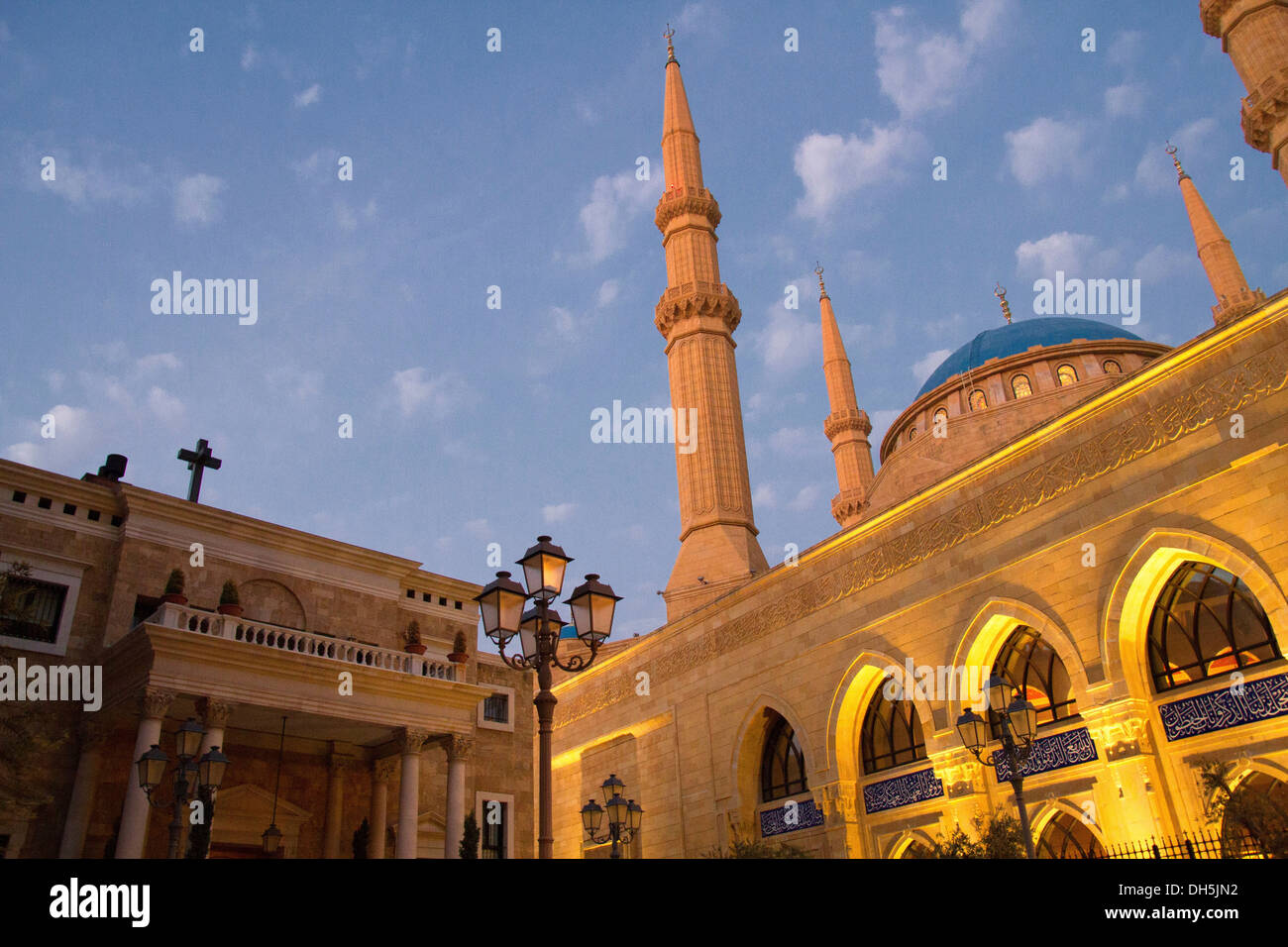 Amin mosque george cathedral hi-res stock photography and images - Alamy
