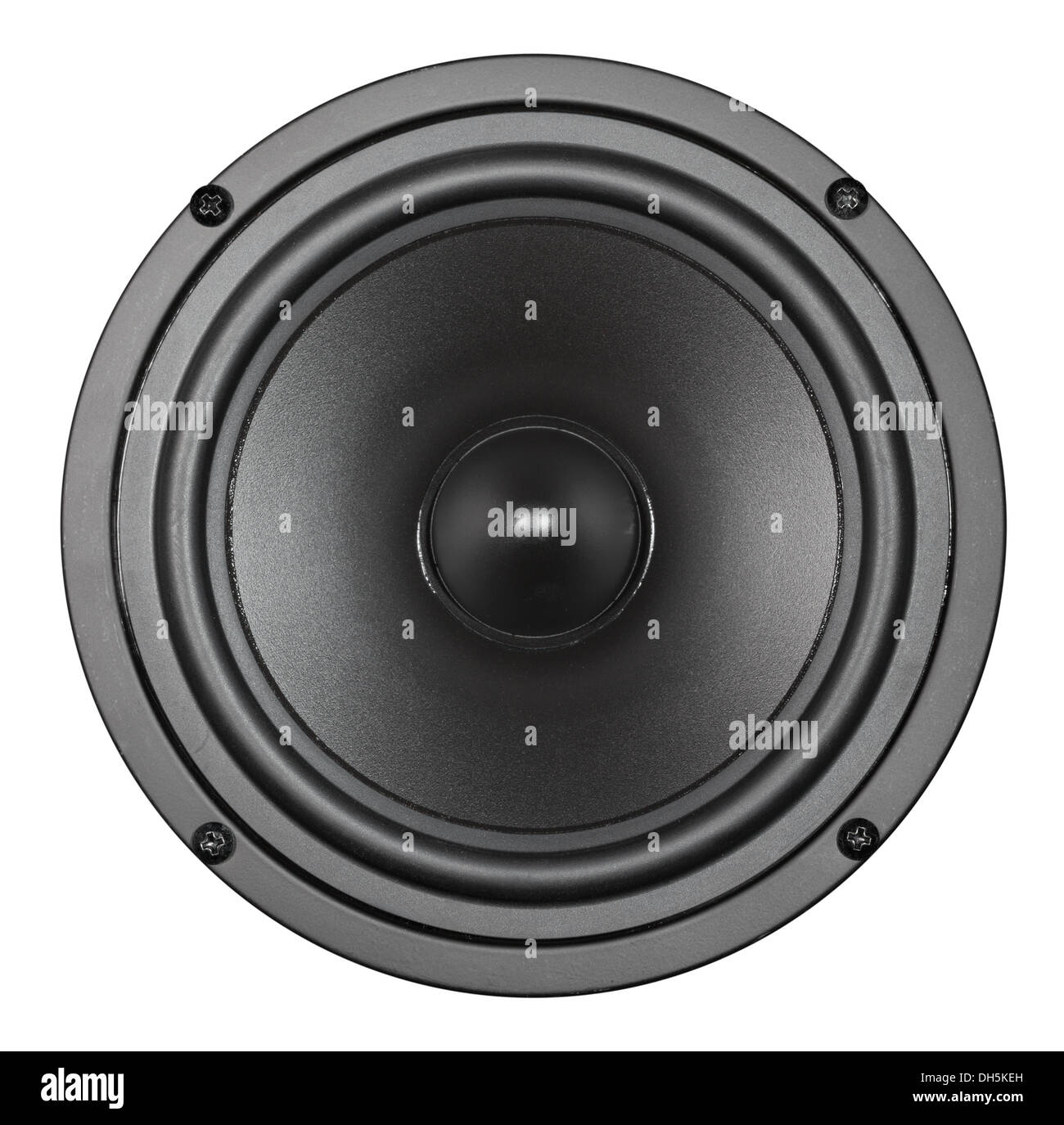 speaker isolated on white round classic Stock Photo - Alamy