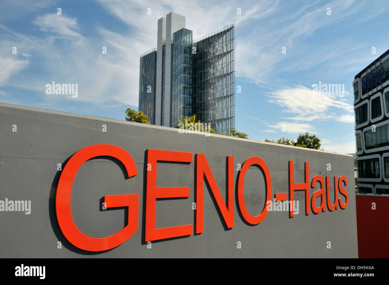 GENO-Haus bank building, center and landmark of the Wuerttembergische ...