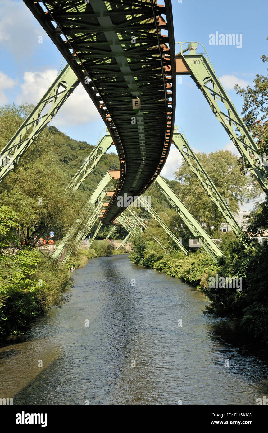 Supporting system, Wuppertal Floating Tram suspended monorail ...