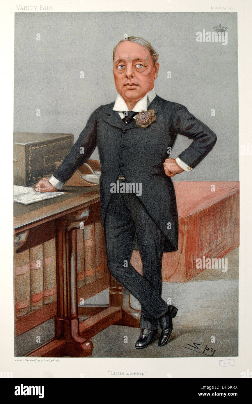 ARCHIBALD PRIMROSE, 5th Earl of Rosebery (1847-1929) in a Spy cartoon ...