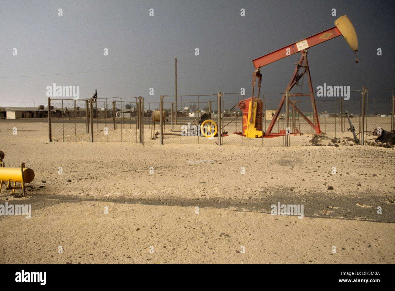 The aftermath of the 1991 Gulf War in Kuwait : destroyed reservoir and ...