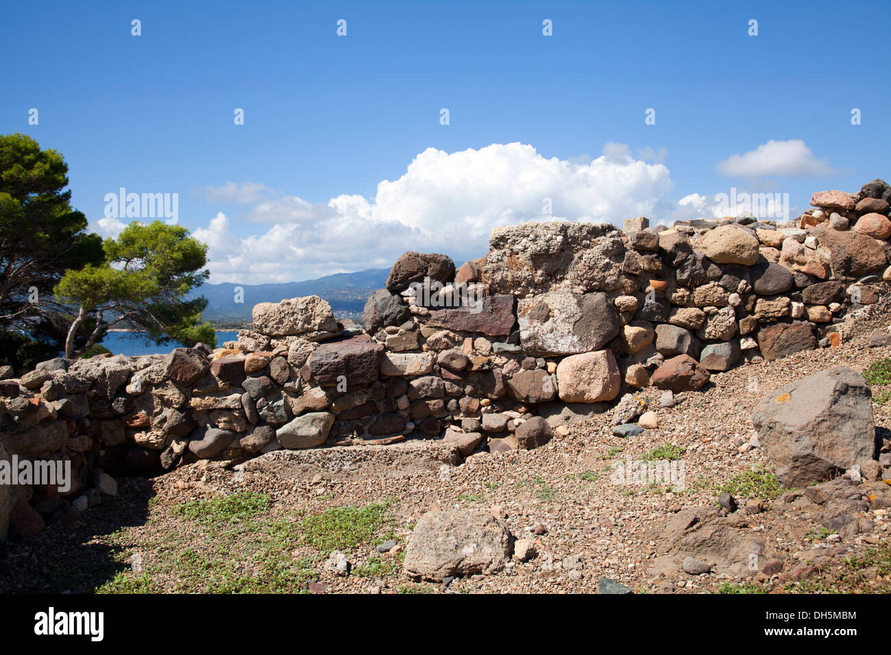 Nora Ruins in Southern Sardinia Stock Photo - Alamy