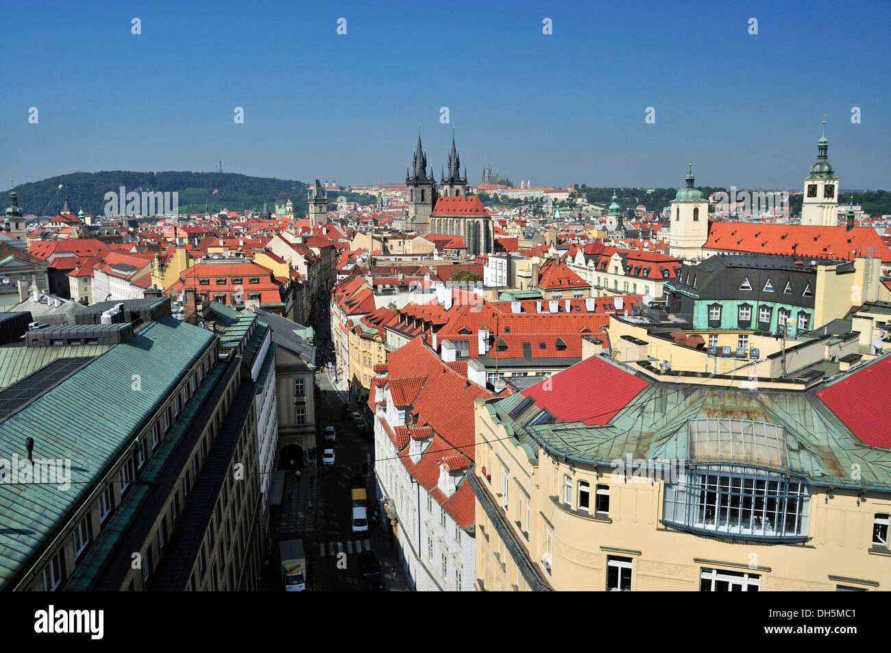 Prague historic tower hi-res stock photography and images - Alamy