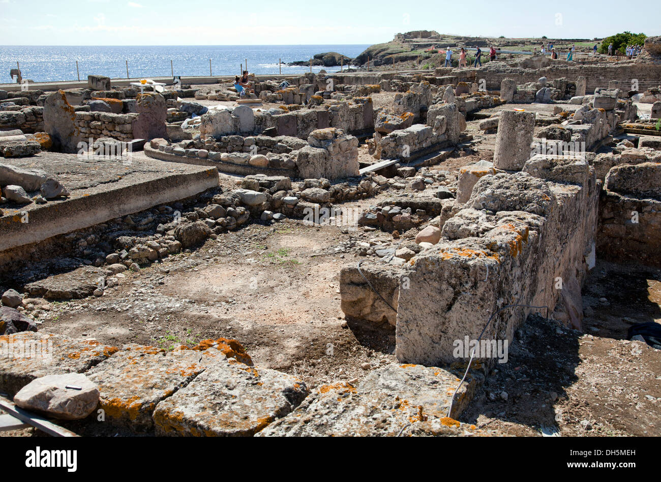Nora Ruins in Southern Sardinia Stock Photo - Alamy